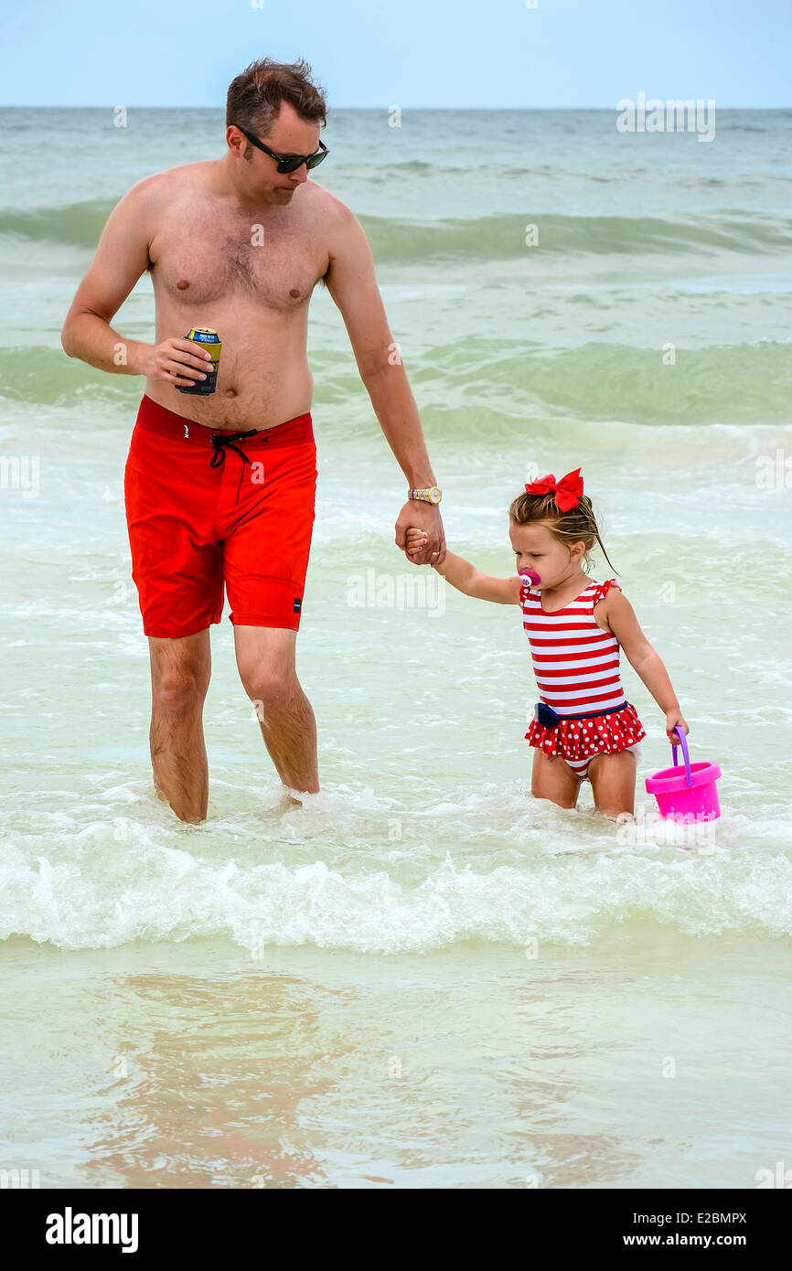 Toddler beach pacifier hi-res stock photography and images - Alamy