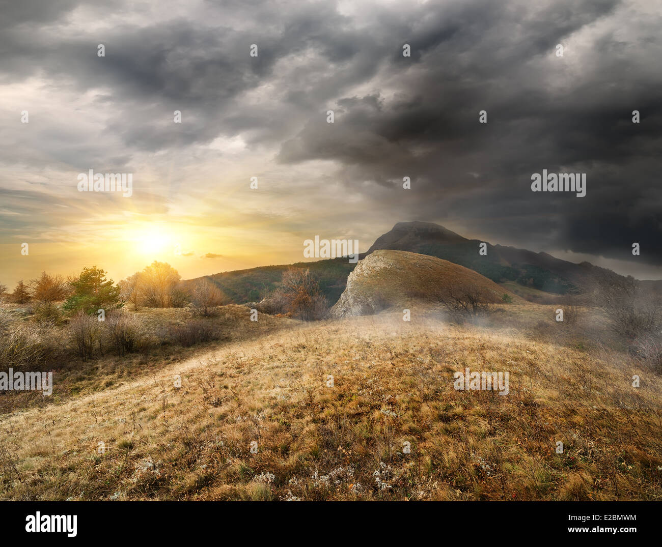 Beautiful mountains in autumn hi-res stock photography and images - Alamy