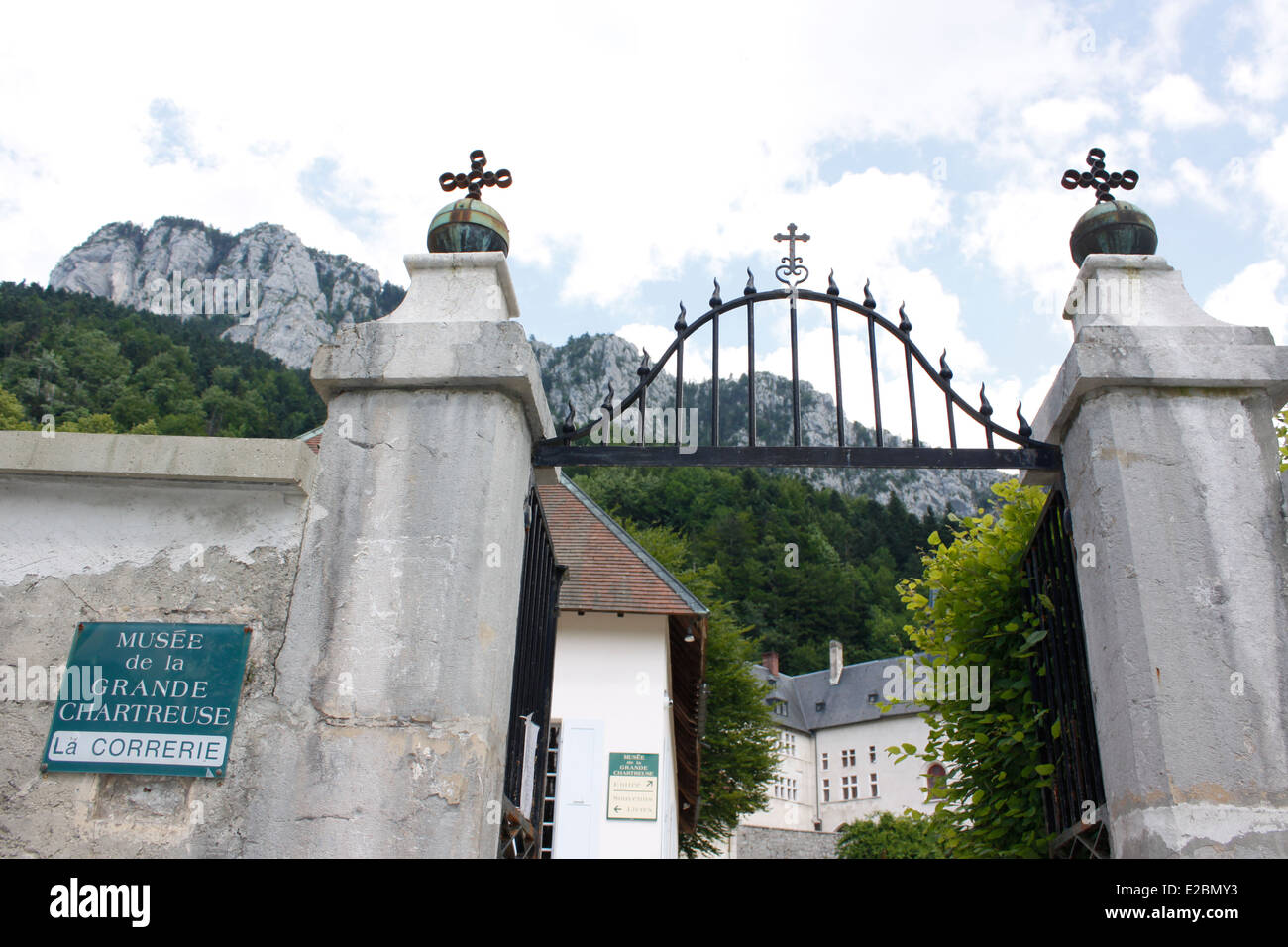Monastery and Museum of la Grande Chartreuse in the Alps, Isère, Rhône ...