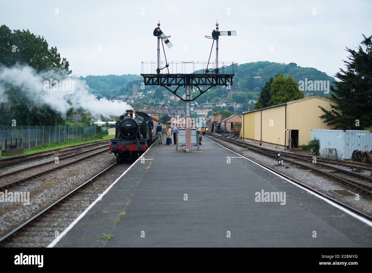 GWR Prairie tank locomotive Stock Photo - Alamy