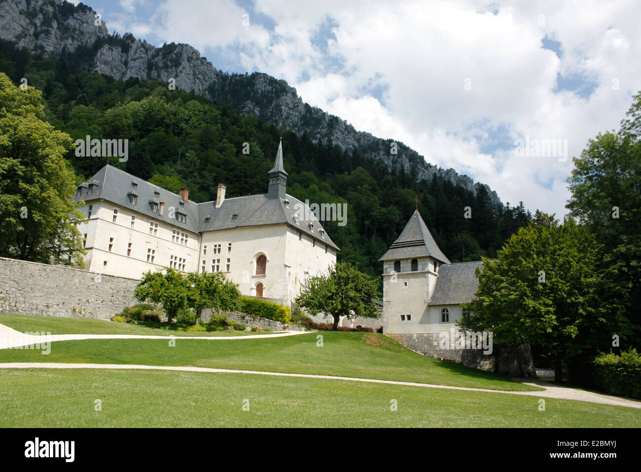 Monastery and Museum of la Grande Chartreuse in the Alps, Isère, Rhône ...