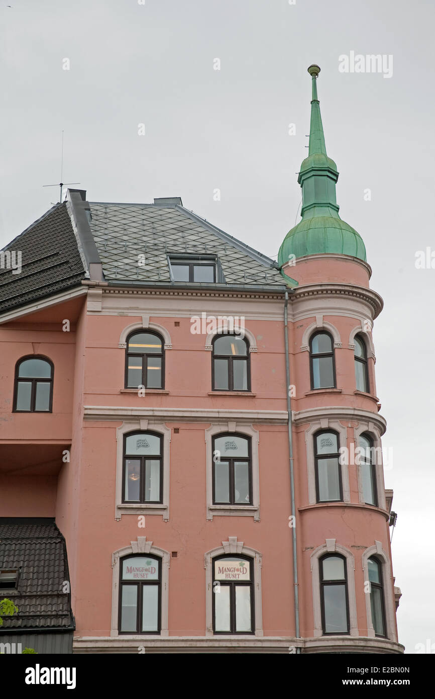 A colourful building in Trondheim Norway Stock Photo - Alamy