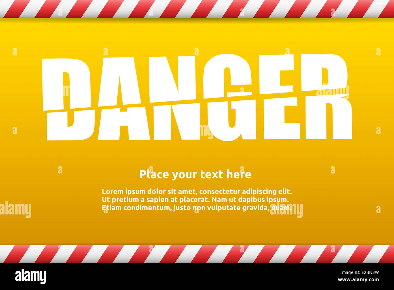 Warning Poster Template