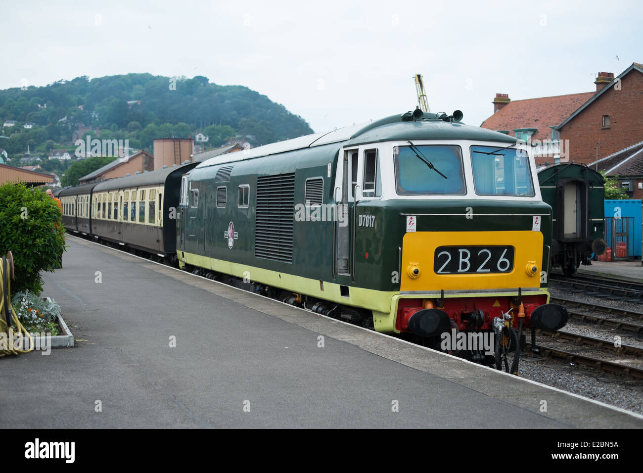 Beyer Peacock Hymek diesel locomotive Stock Photo - Alamy