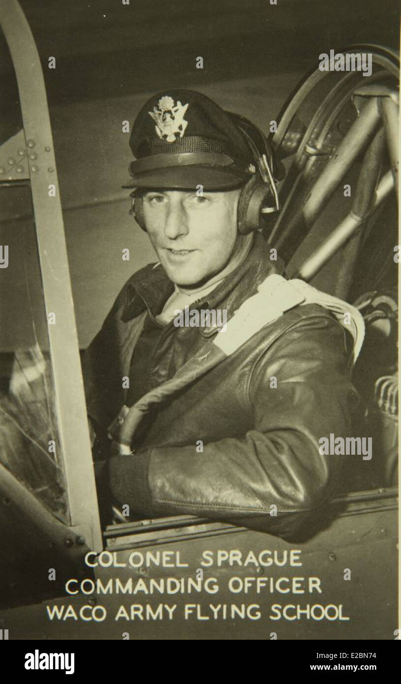 Colonel Sprague was a notable figure in aviation history, contributing ...