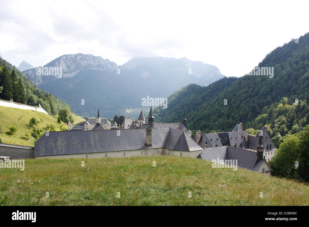 Monastery of "La Grande Chartreuse", Chartreuse, in the Alps, Isere ...