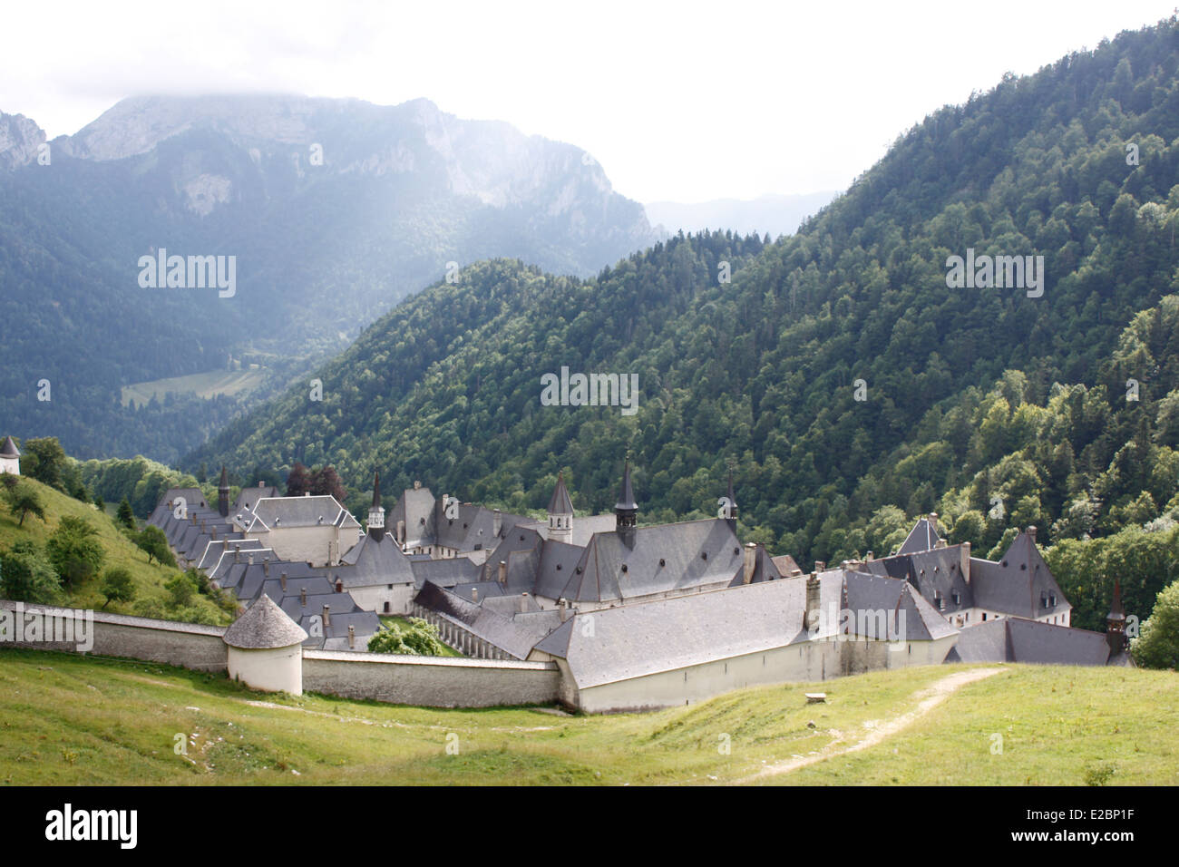 Monastery of "La Grande Chartreuse", Chartreuse, in the Alps, Isere ...