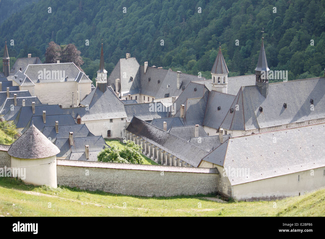 Monastery of "La Grande Chartreuse", Chartreuse, in the Alps, Isere ...