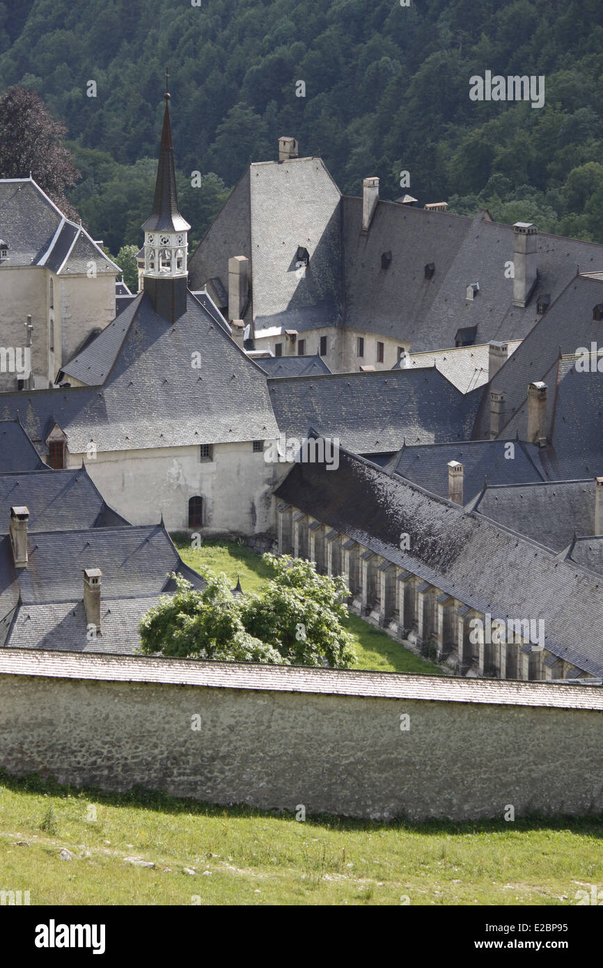 Monastery of "La Grande Chartreuse", Chartreuse, in the Alps, Isere ...