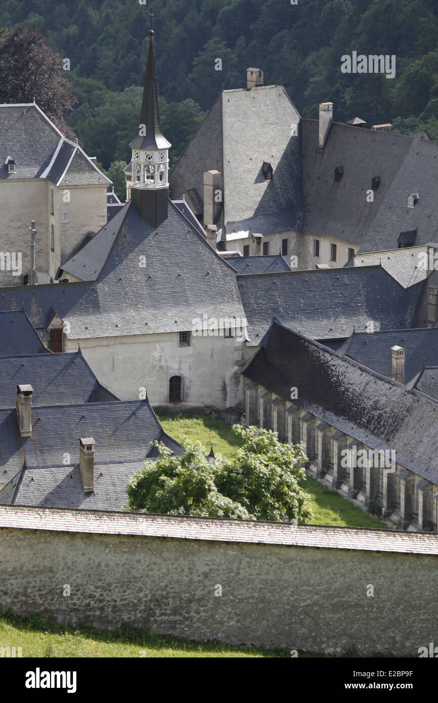 Monastery of "La Grande Chartreuse", Chartreuse, in the Alps, Isere ...