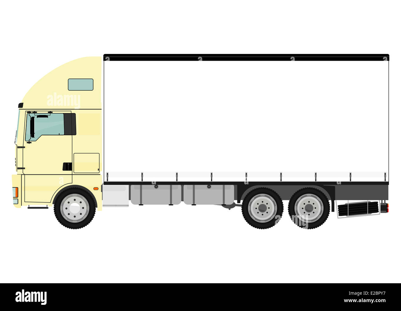 Cargo truck vector image hi-res stock photography and images - Alamy