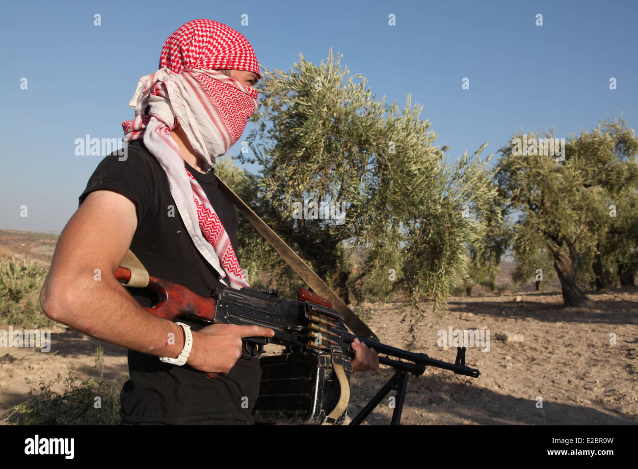 Aleppo, Syria. 17th Oct, 2013. A French fighter from the An-Nusra Front ...