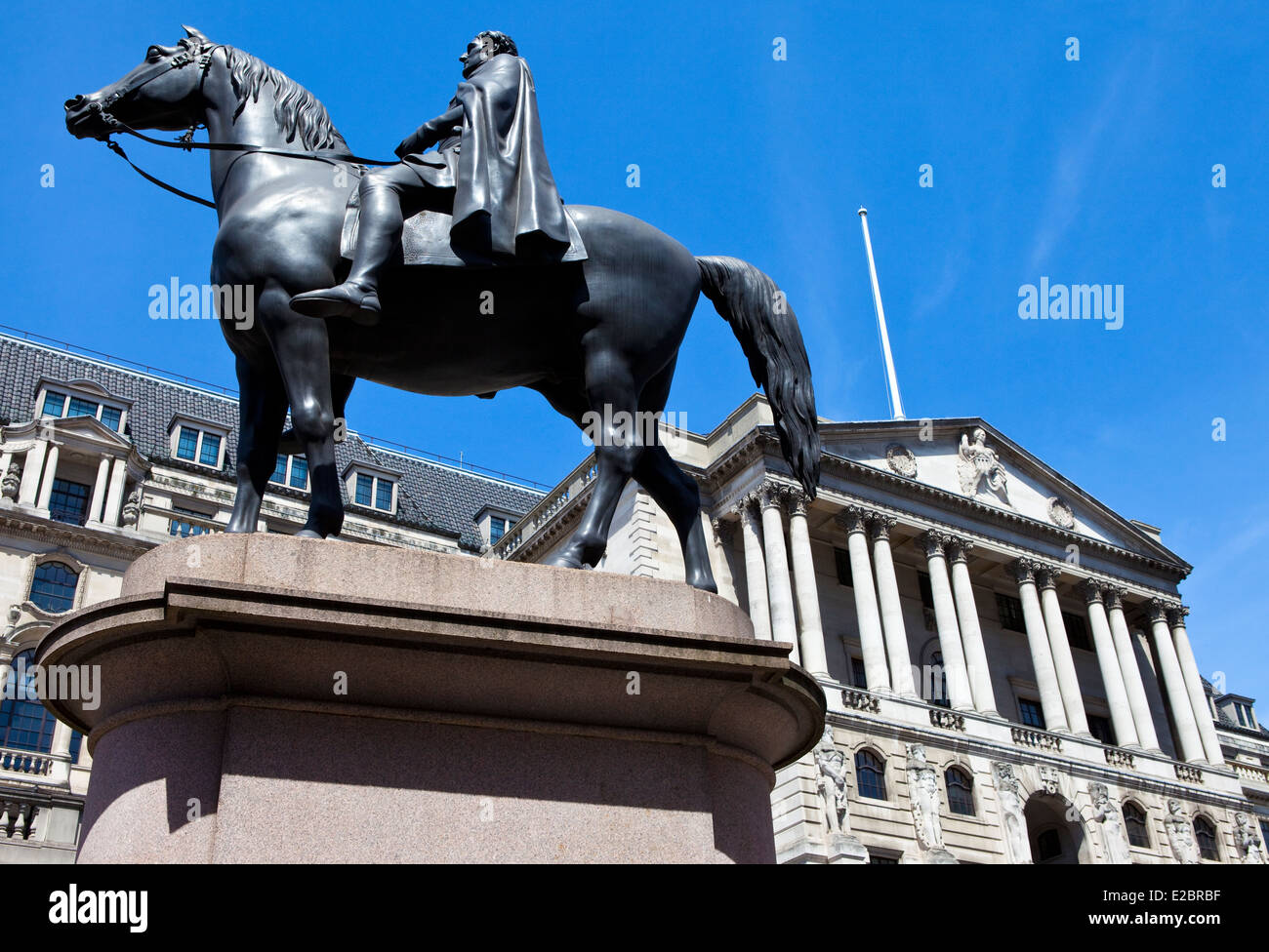 Wellington Statue In The City Of London Stock Photos & Wellington ...