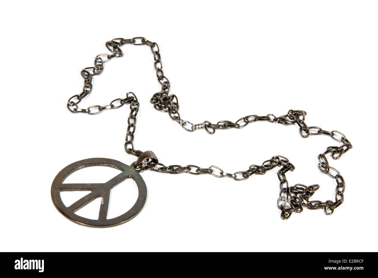 Silver peace sign on hi-res stock photography and images - Alamy