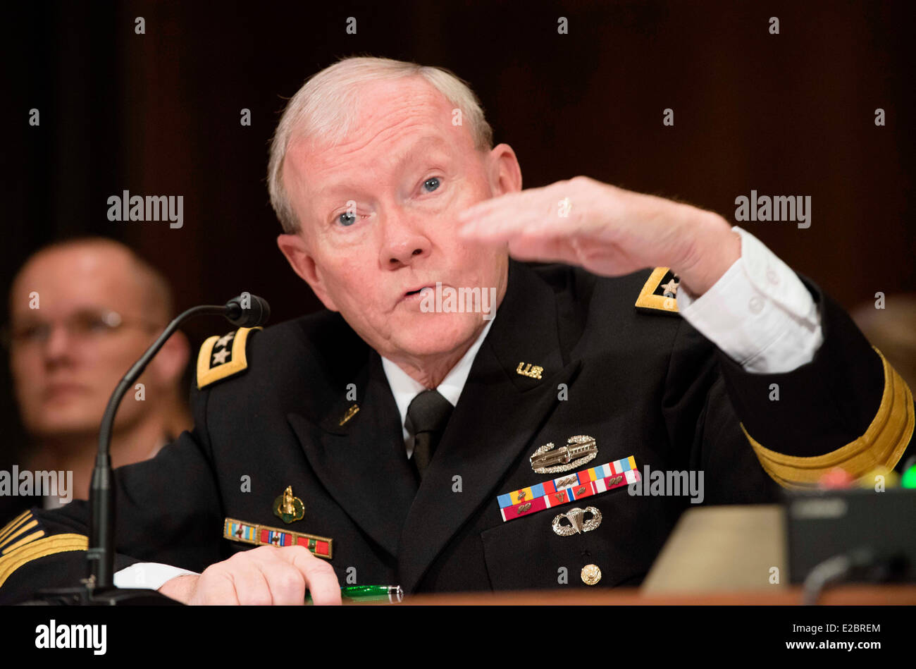 US Chairman of the Joint Chiefs of Staff Gen. Martin Dempsey testifies ...