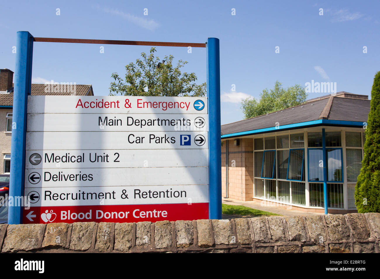 Accident & Emergency Royal Lancaster Infirmary Stock Photo - Alamy