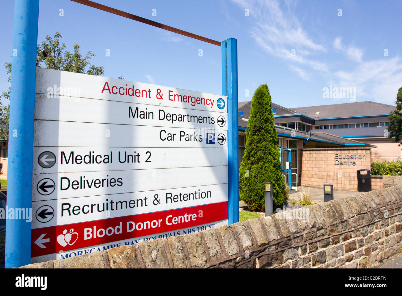 Accident & Emergency Royal Lancaster Infirmary Stock Photo - Alamy
