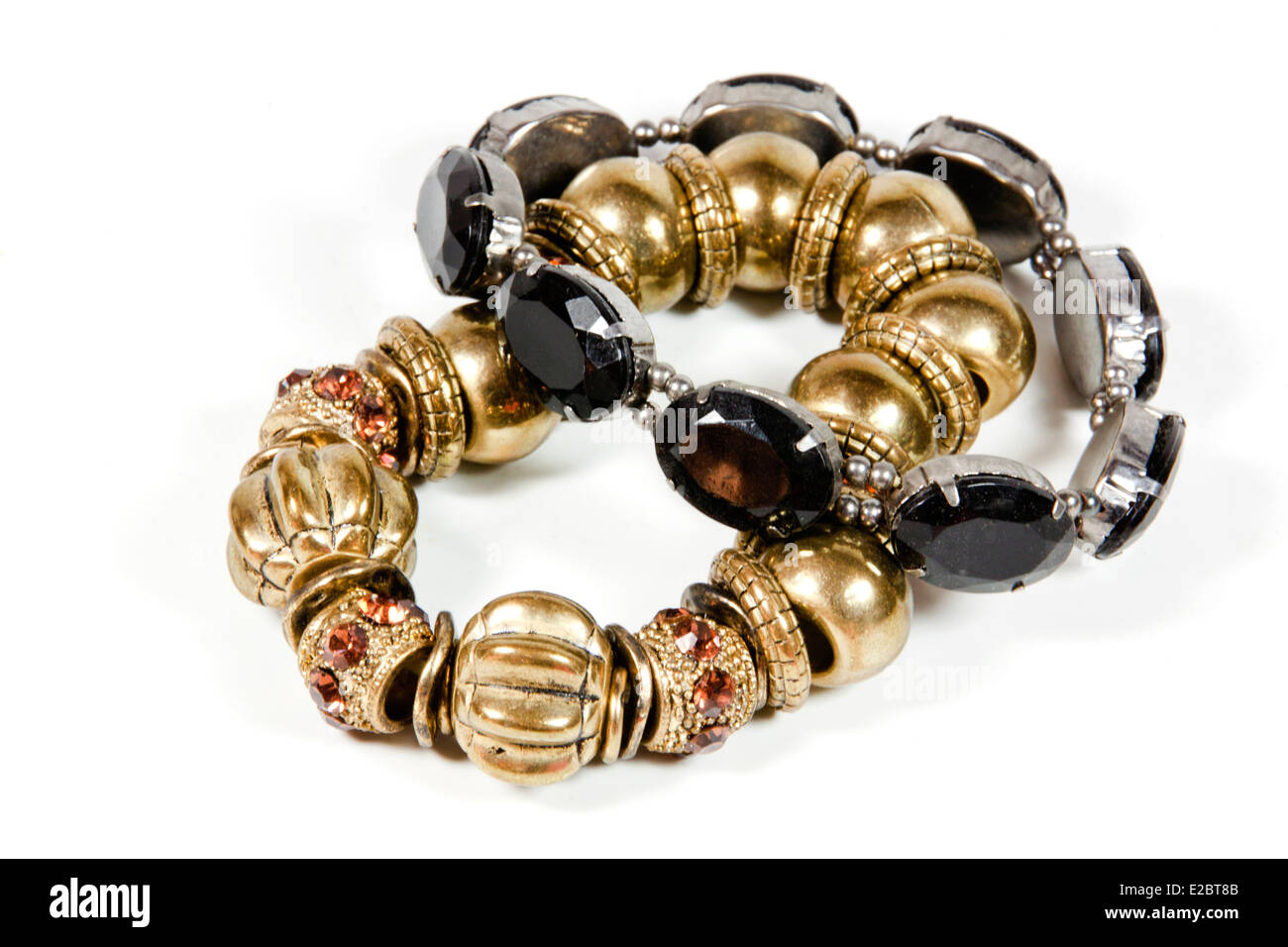 Two silver bracelets hi-res stock photography and images - Alamy