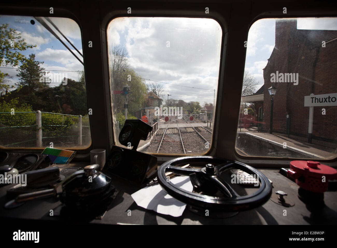 View of drivers cab hi-res stock photography and images - Alamy