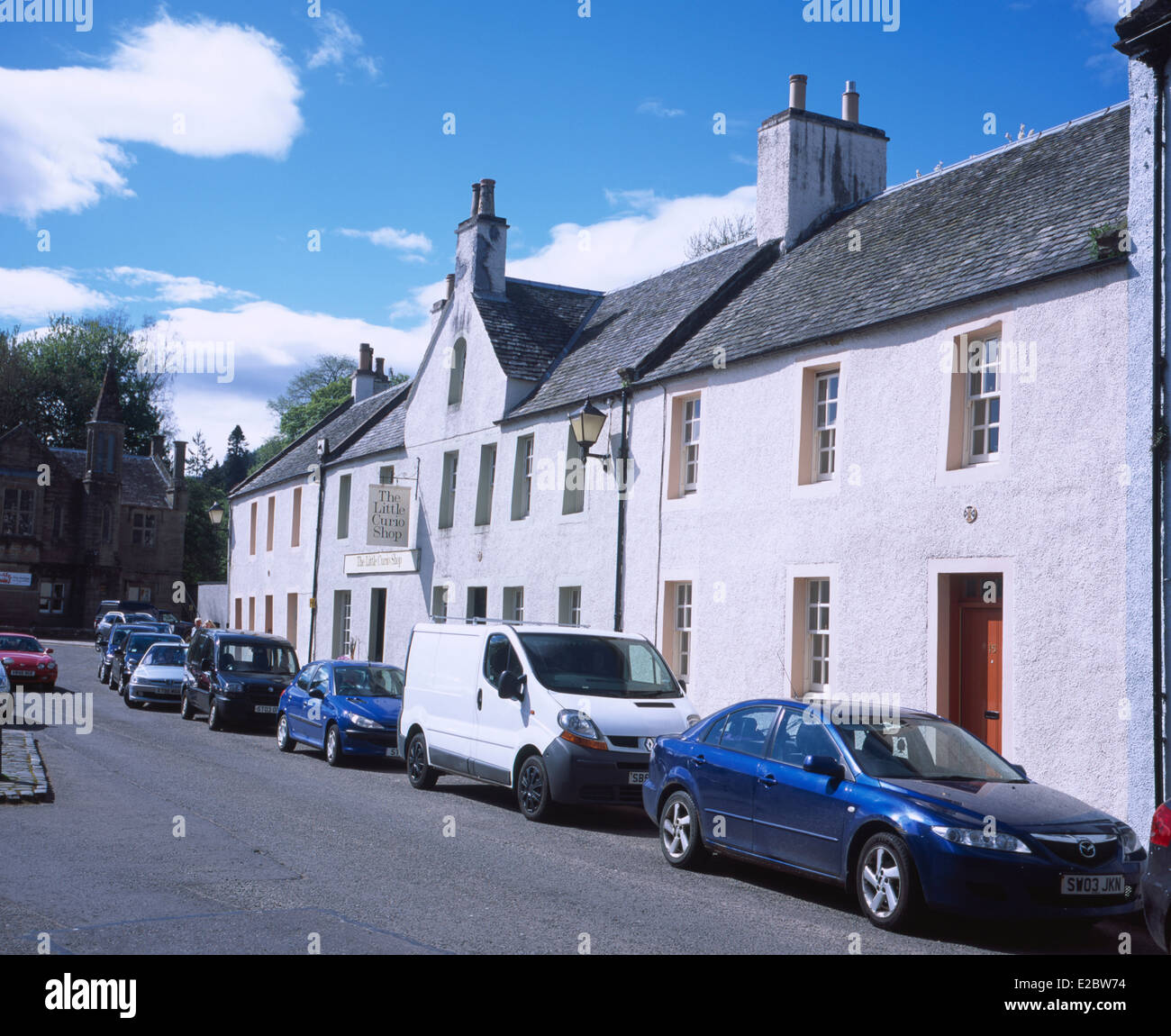 The town of Dunkeld Perthshire Scotland Stock Photo - Alamy
