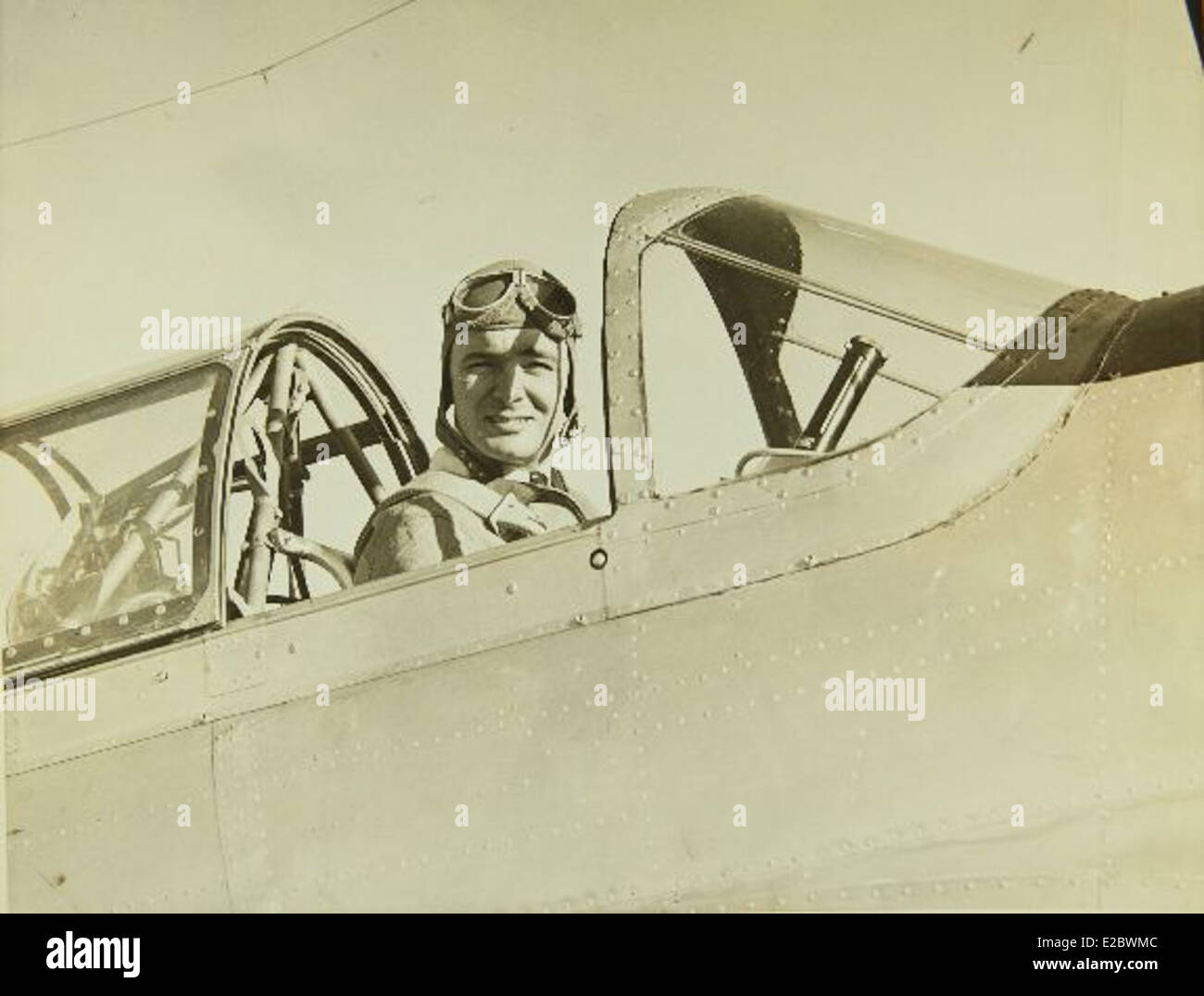 Russell Thaw, a test pilot, was involved in early aviation experiments ...
