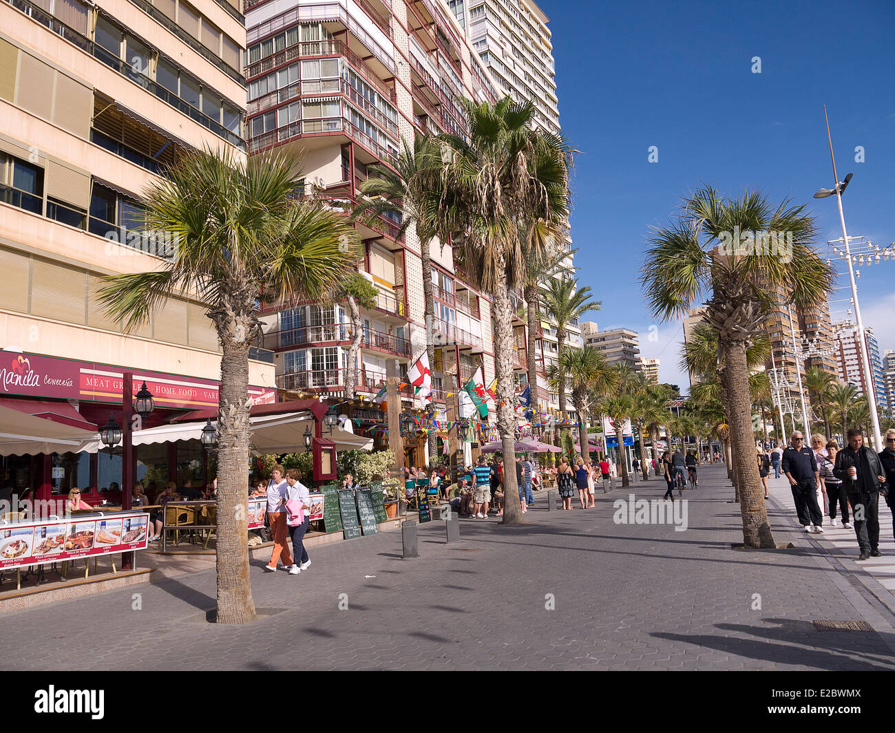 Benidorm new town hi-res stock photography and images - Alamy