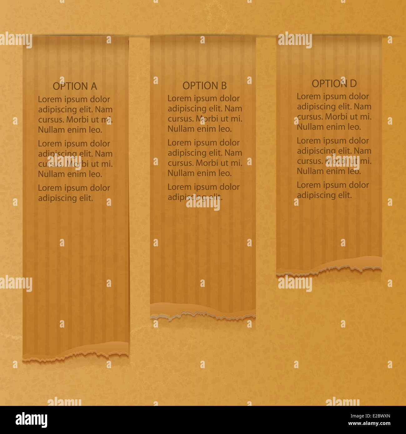Brown paper infographic background Stock Photo - Alamy