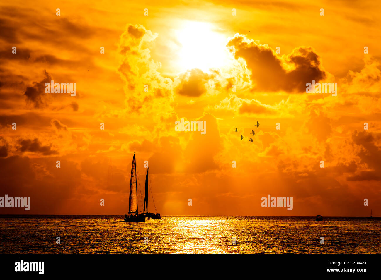 Sailing Ship Sunset