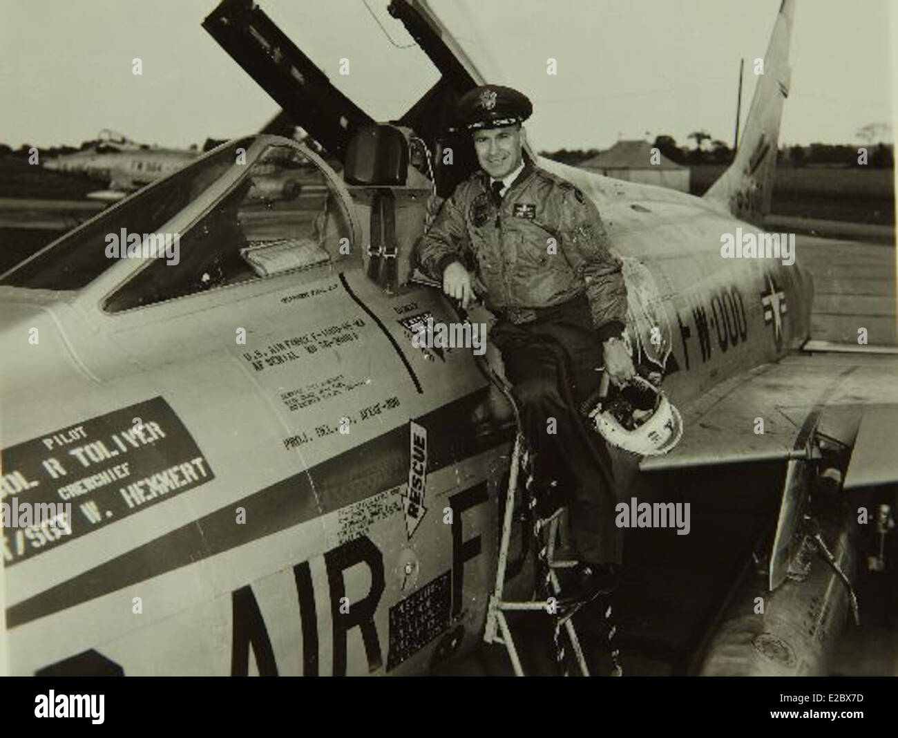 This photo from the San Diego Air and Space Museum features Col. R ...
