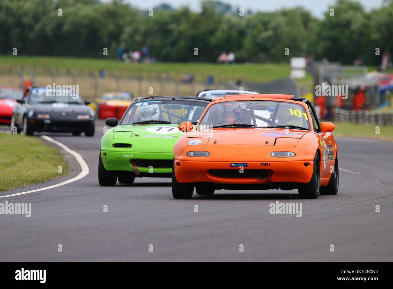 Cars racing at Castle Combe Circuit Stock Photo - Alamy