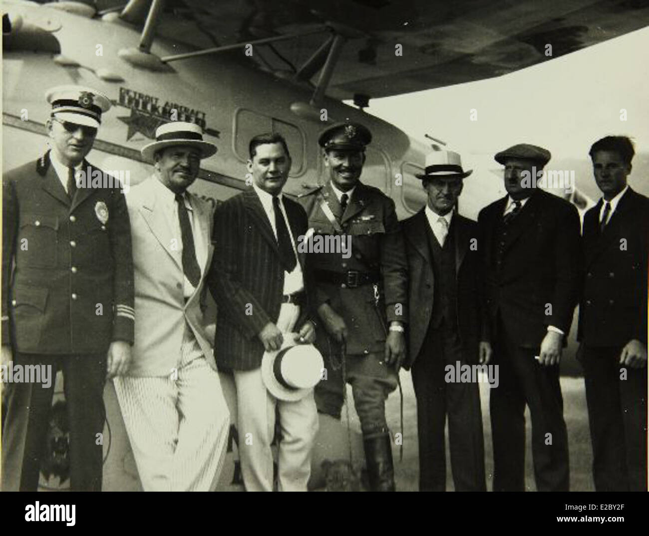 Roscoe Turner, an aviation pioneer and famous air racer, is featured in ...