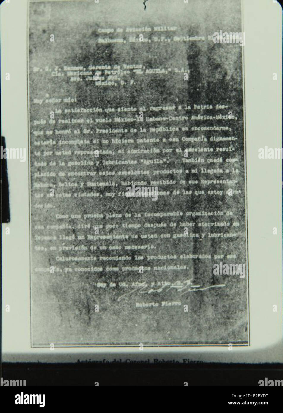 Colonel Roberto Fierro Villalobos, a distinguished figure in aviation ...