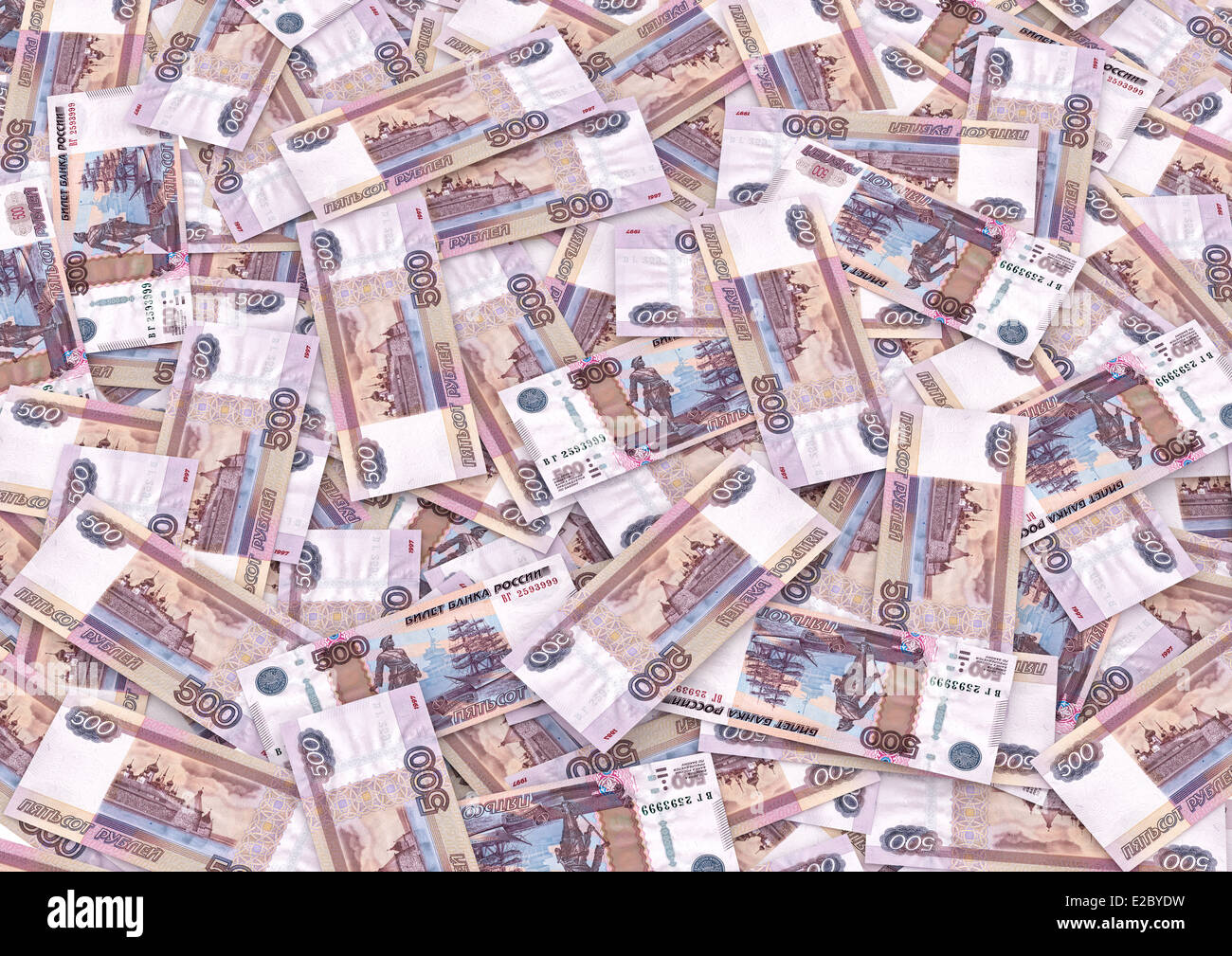 Heap of russian ruble banknotes Stock Photo - Alamy