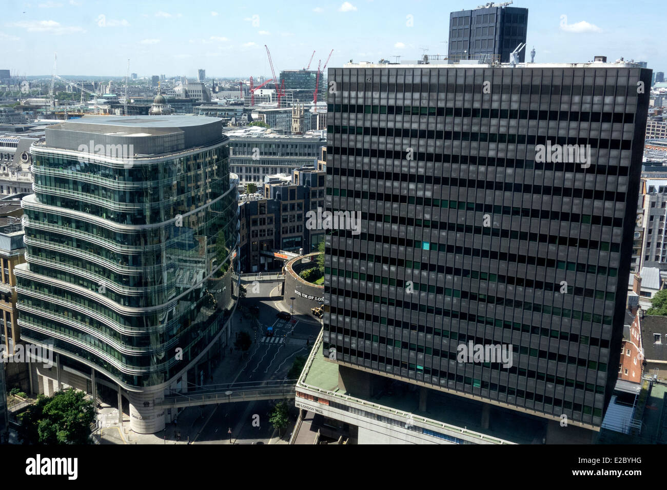 Office buildings in City of London, UK Photo: pixstory / Alamy Stock ...