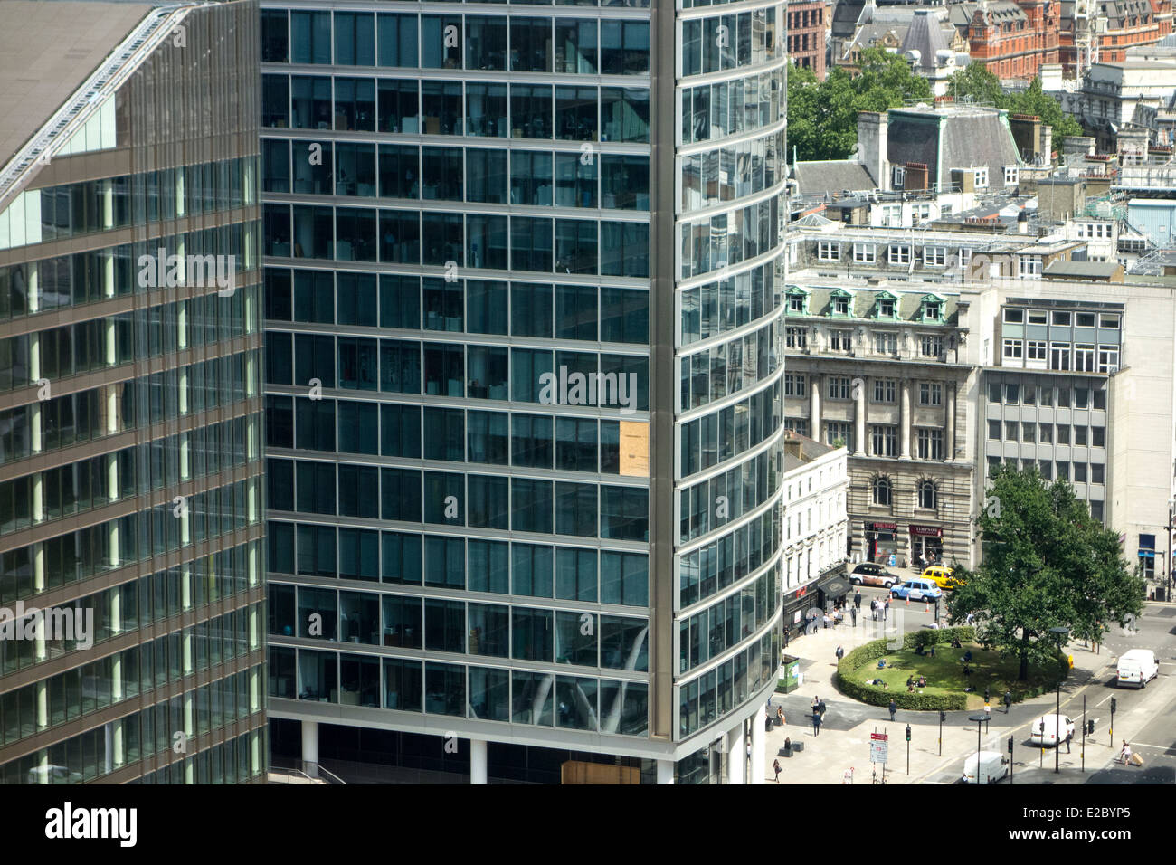 Office buildings in City of London, UK Photo: pixstory / Alamy Stock ...