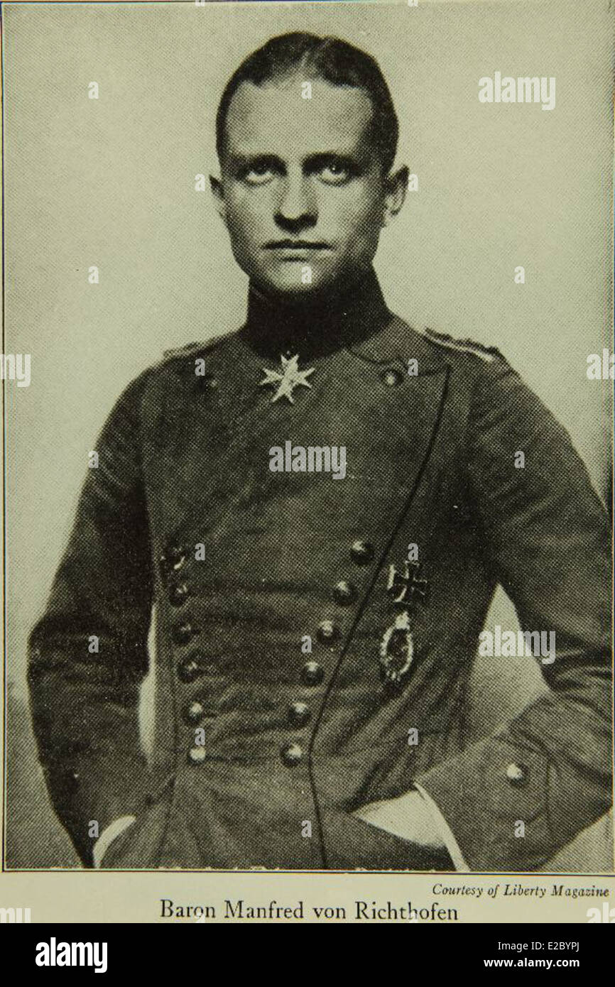 Manfred von Richthofen, also known as the Red Baron, was a German ...