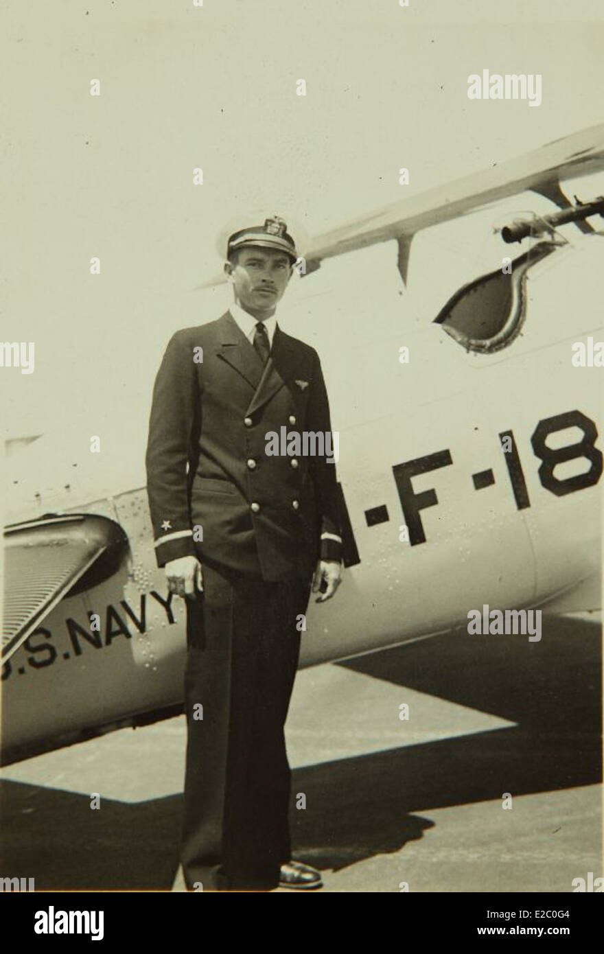 Lieutenant Bill Well is depicted in this image from the San Diego Air ...