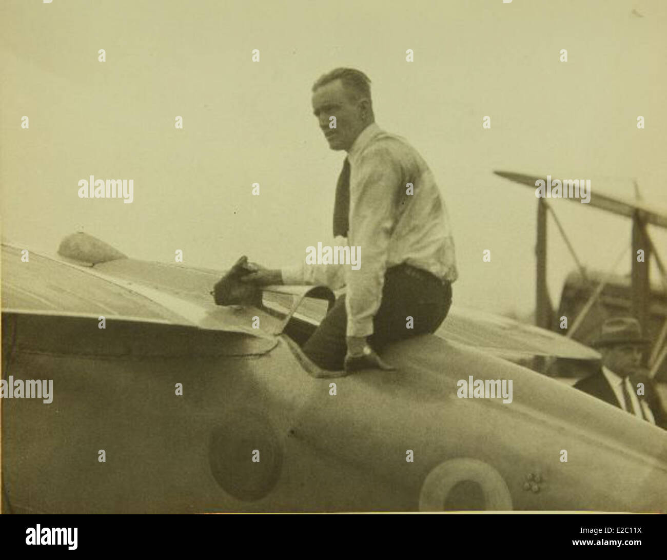 A.J. Williams, known for his prowess in air racing, is pictured here ...