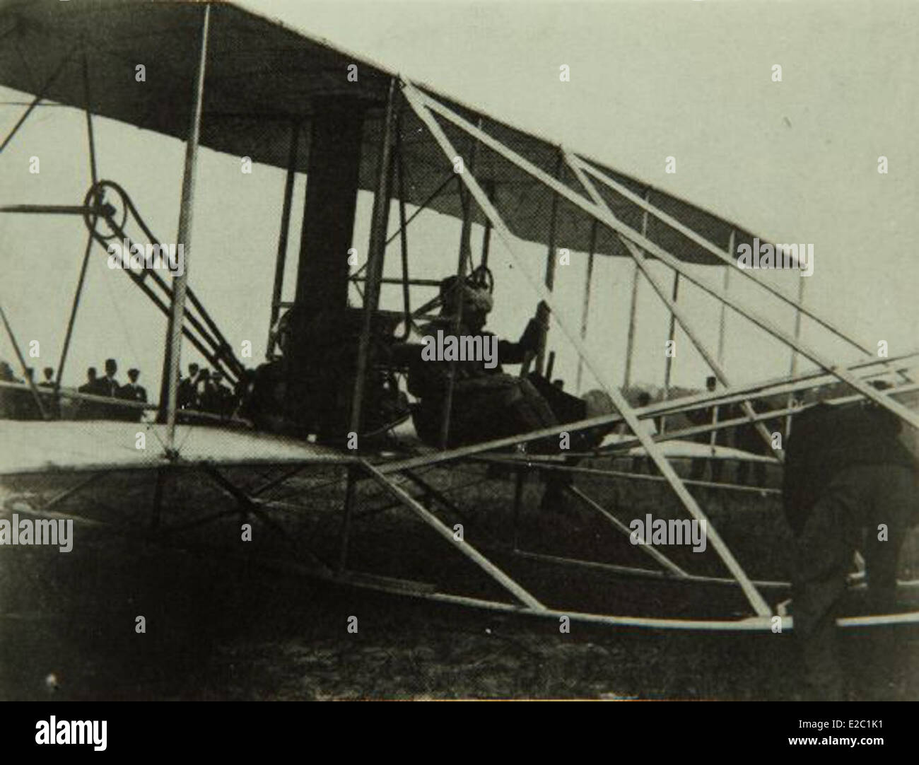 This image of Orville Wright, one of the pioneers of powered flight ...