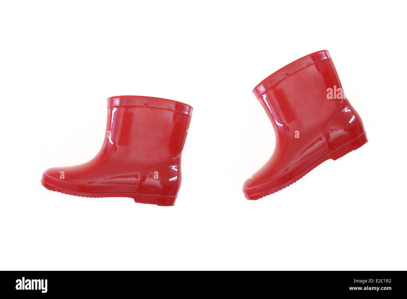 A close up shot of rain boots Stock Photo - Alamy