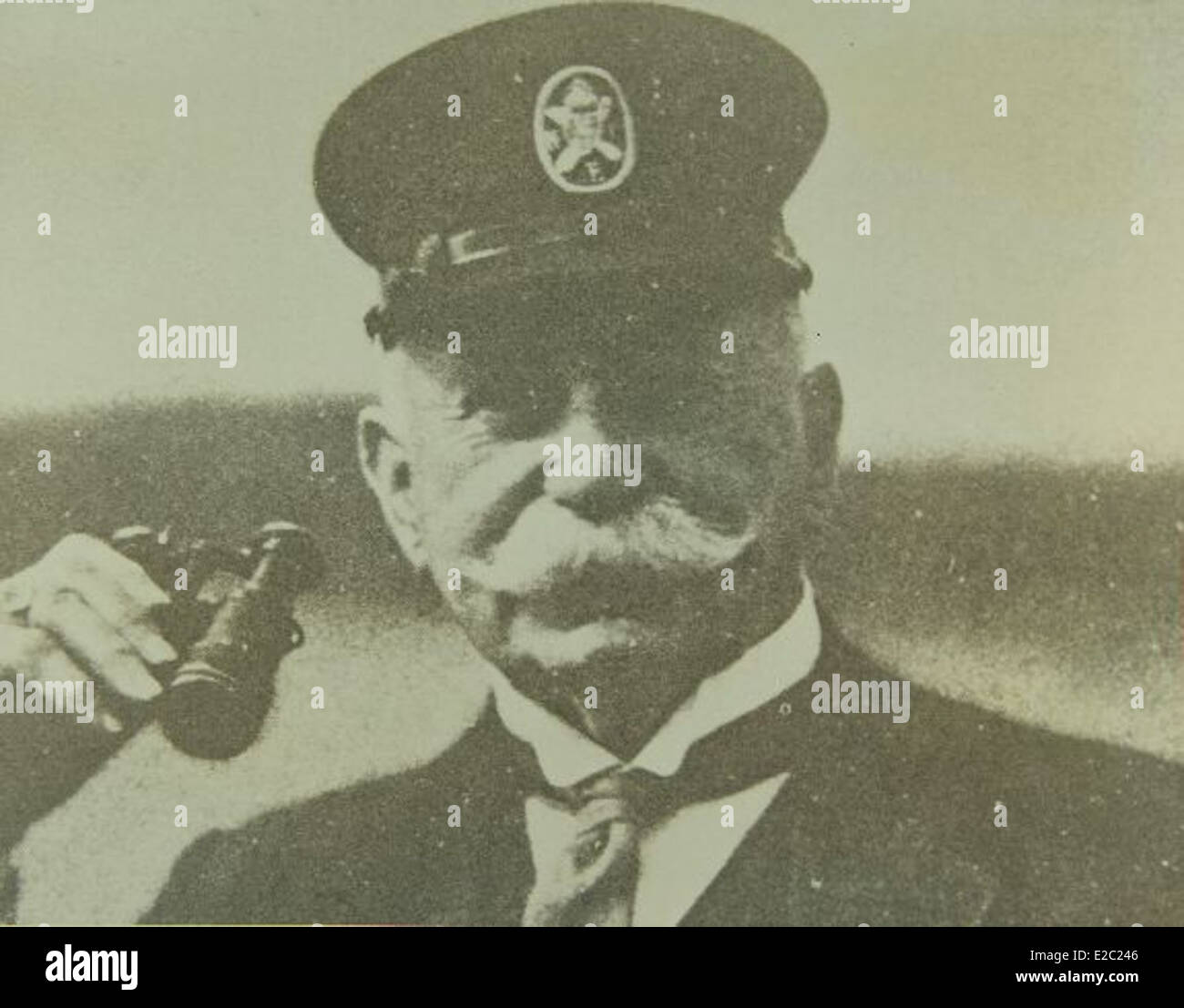 A historic photo of Count Ferdinand von Zeppelin, the German inventor ...