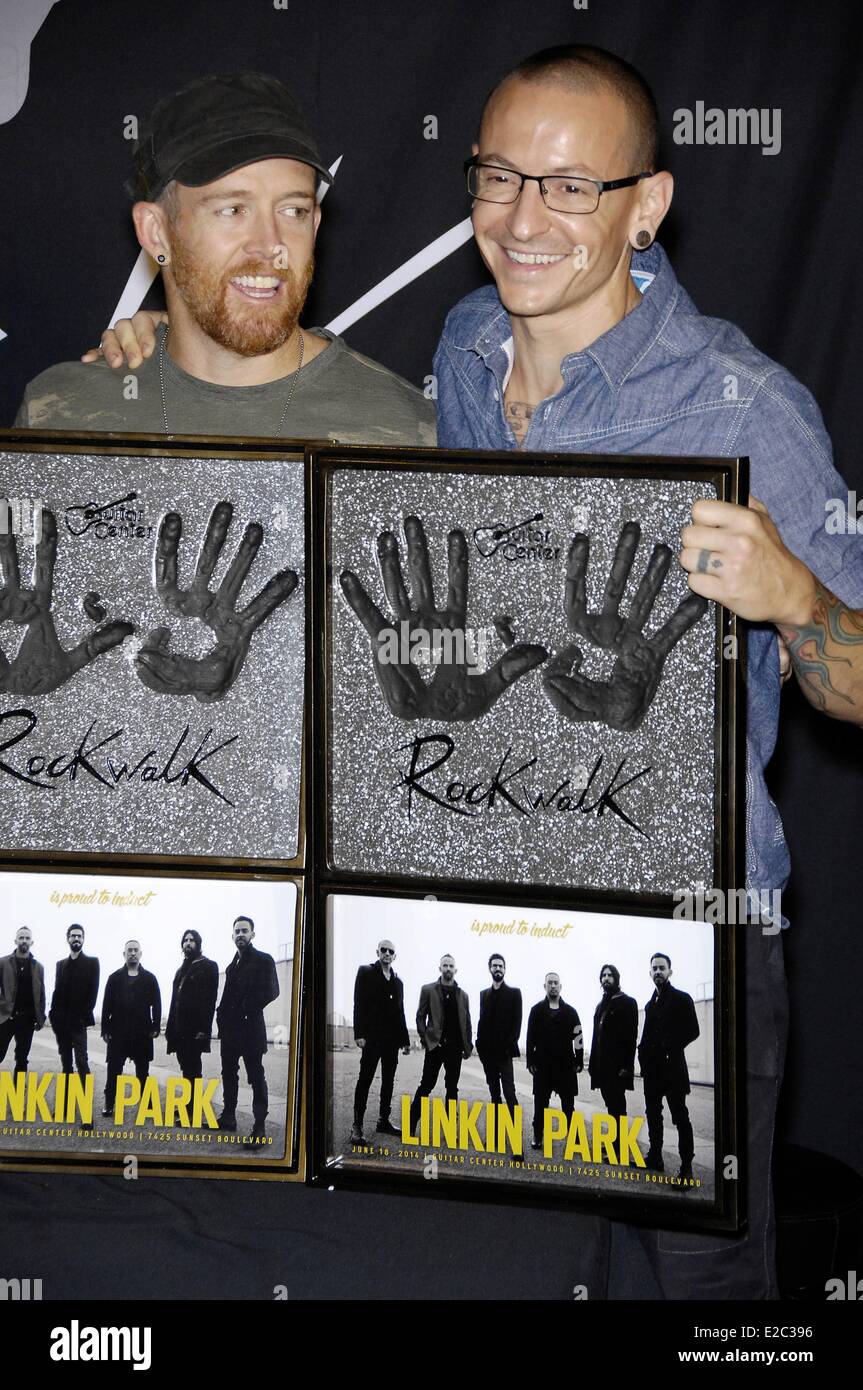 Los Angeles, CA, USA. 18th June, 2014. Dave Phoenix Farrell, Chester ...