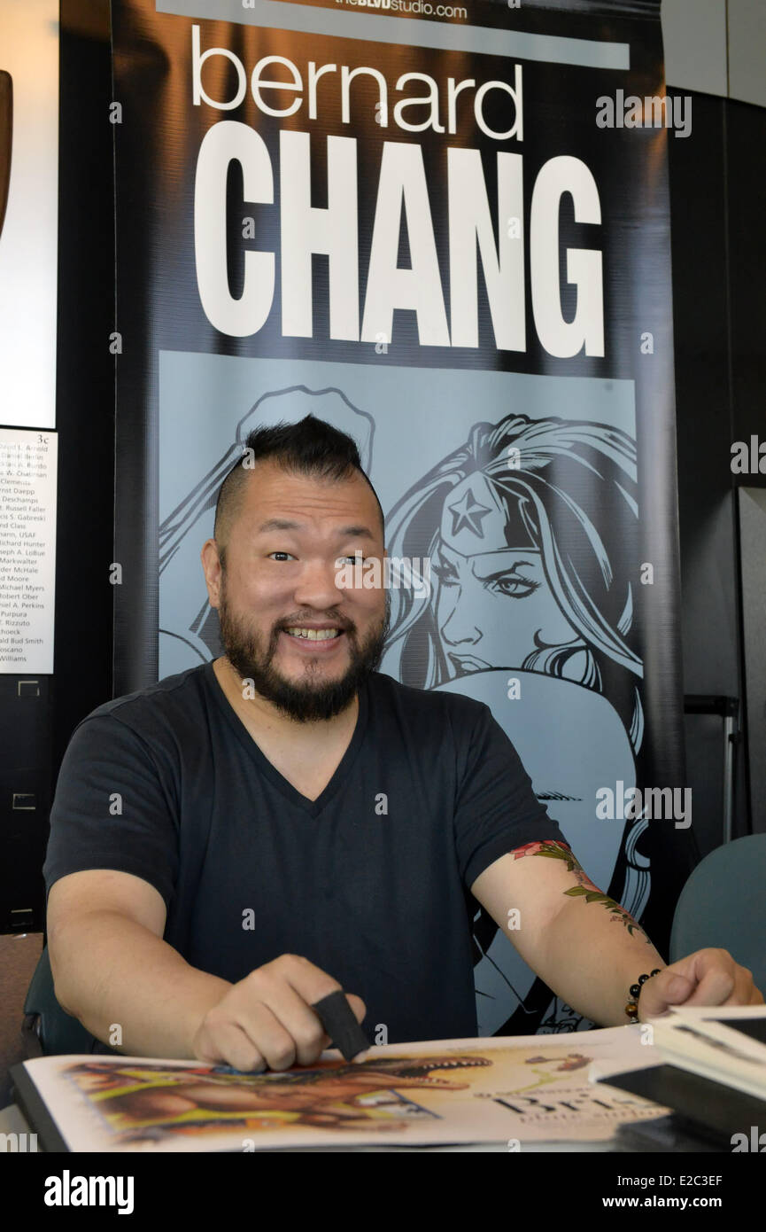 Garden City, New York, USA. 14th June, 2014. BERNARD CHANG an ...