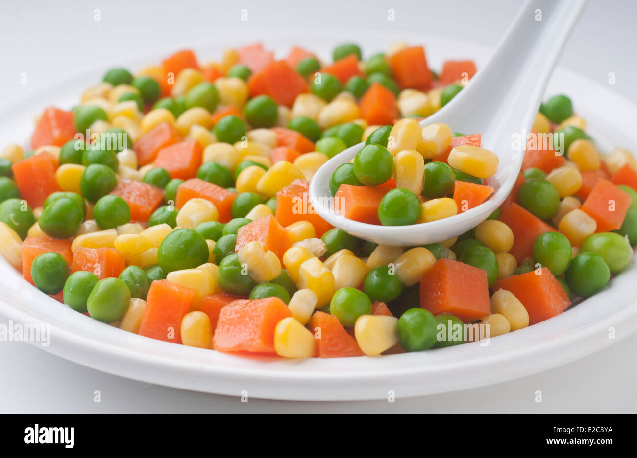 healthy and fresh vegetables prepared salad Stock Photo - Alamy