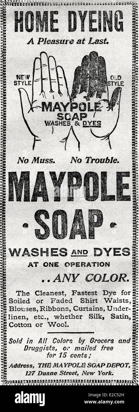 Advertisements 1800's hi-res stock photography and images - Alamy