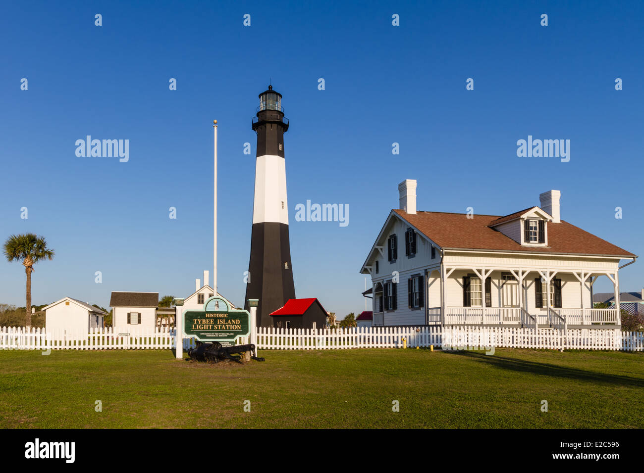 Tybee Island Lighthouse, Tybee Island, Georgia Stock Photo - Alamy
