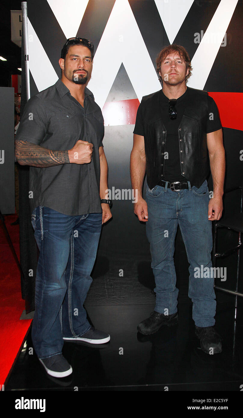 Las Vegas, Nevada, USA. 18th June, 2014. WWE Superstars Roman Reigns ...