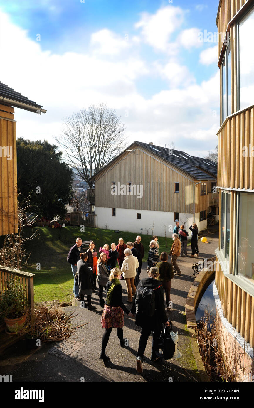 The Springhill Co-housing community in Stroud, Gloucestershire UK Stock ...