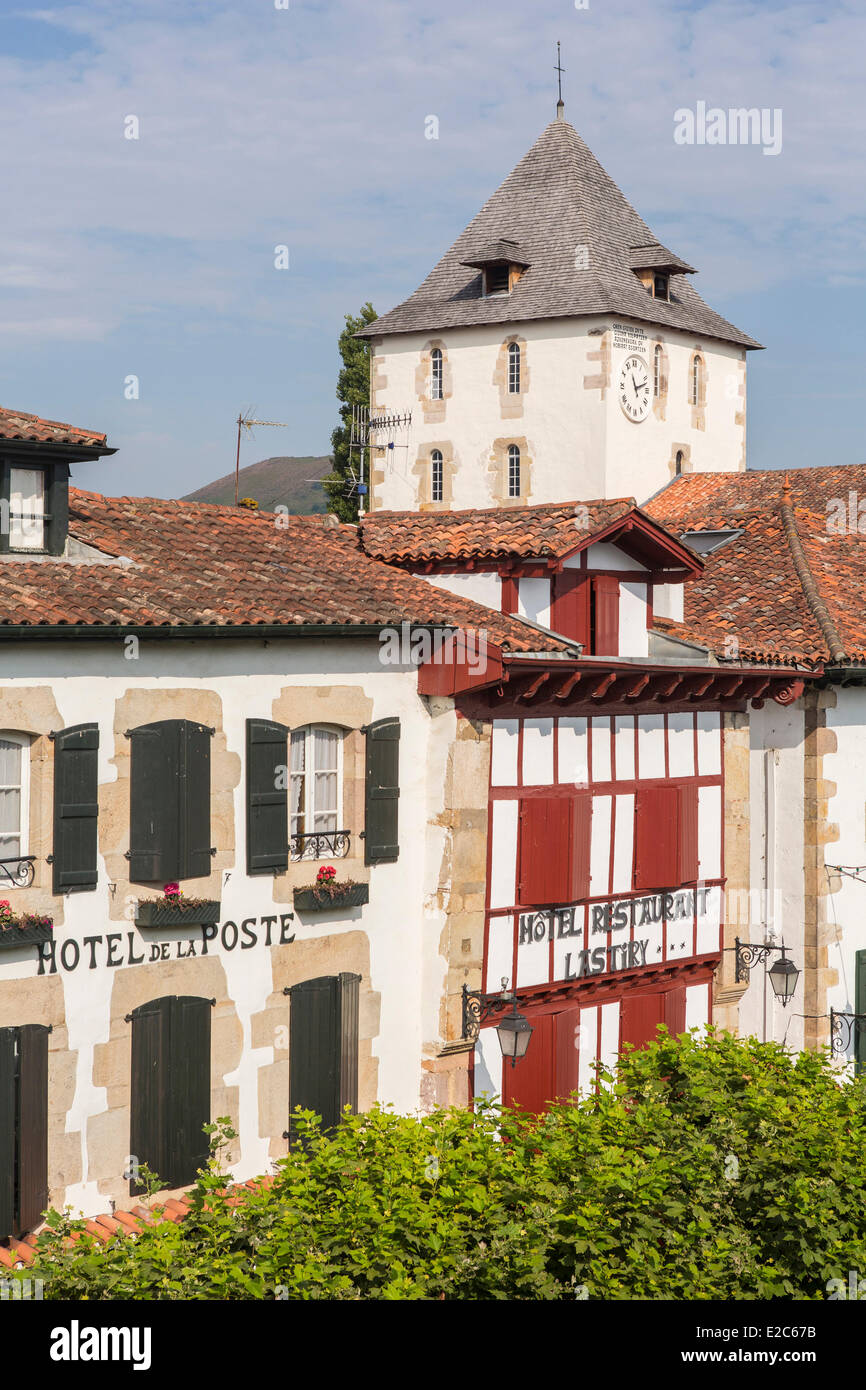 France, Pyrenees Atlantiques, Sare, labelled Les Plus Beaux Villages de ...