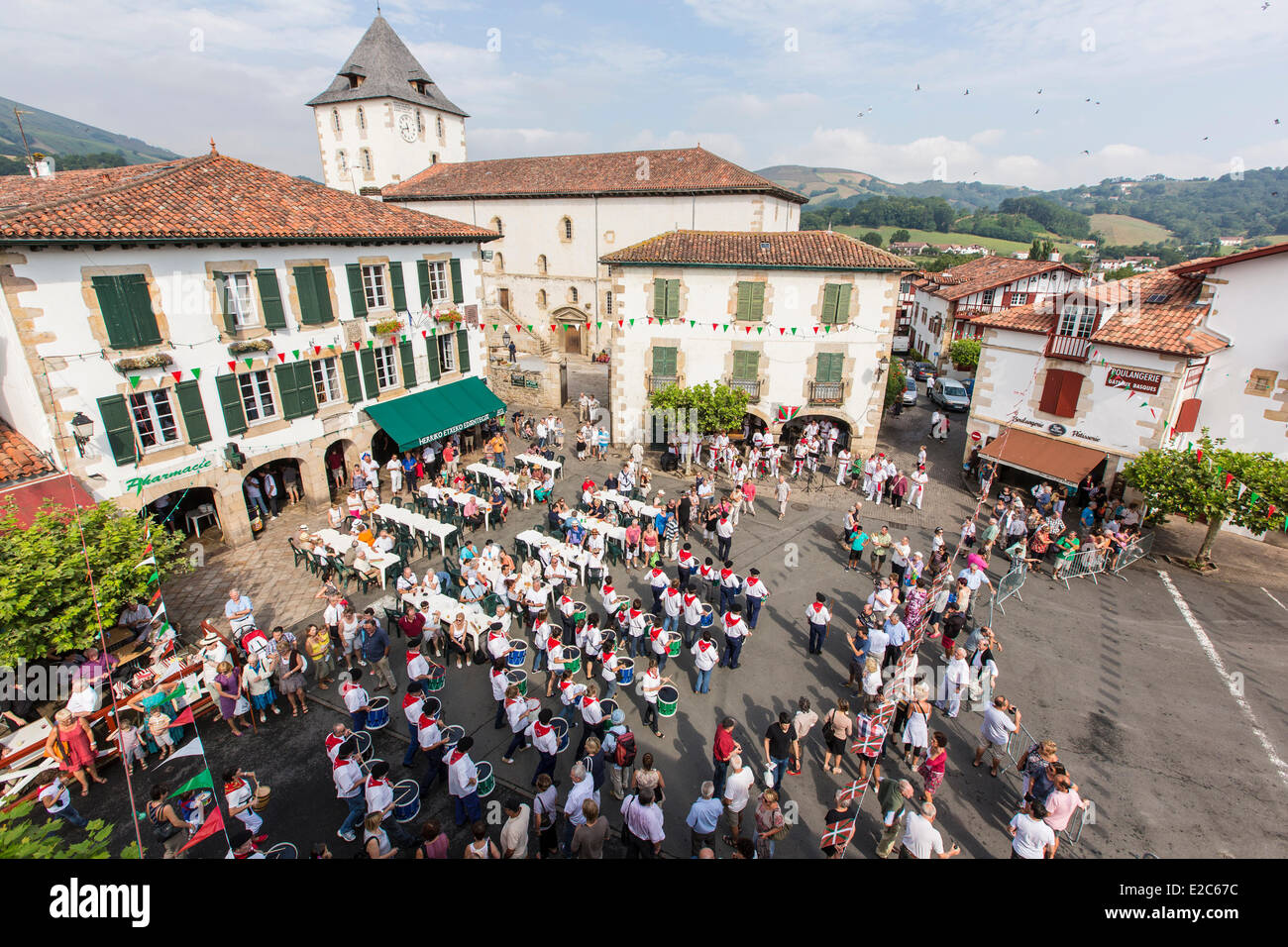 France, Pyrenees Atlantiques, Sare, labelled Les Plus Beaux Villages de ...